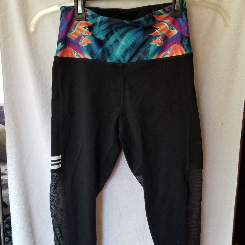 Pink Ultimate Legging W/Mesh Legs - Gem